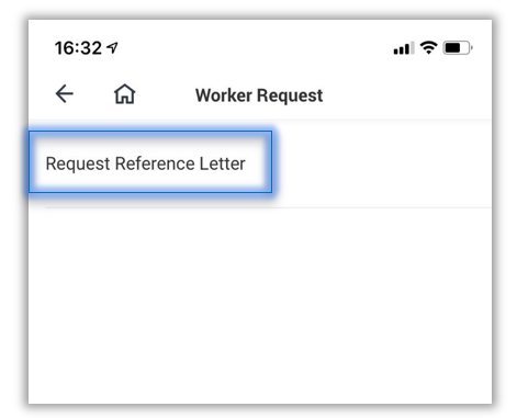 Requesting a reference in Workday – Central Support